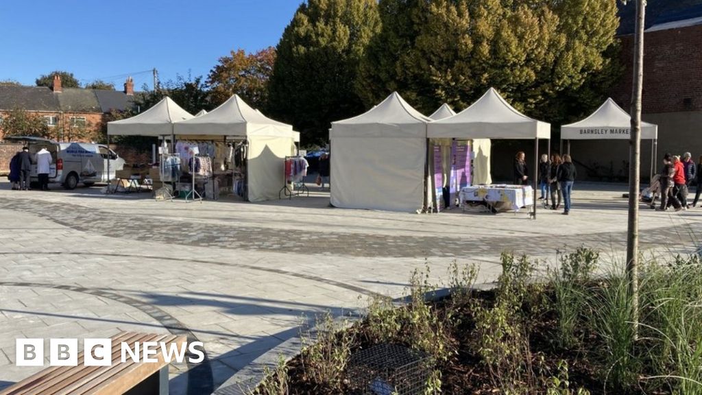 New Goldthorpe public square is first step in £23m plan - BBC News