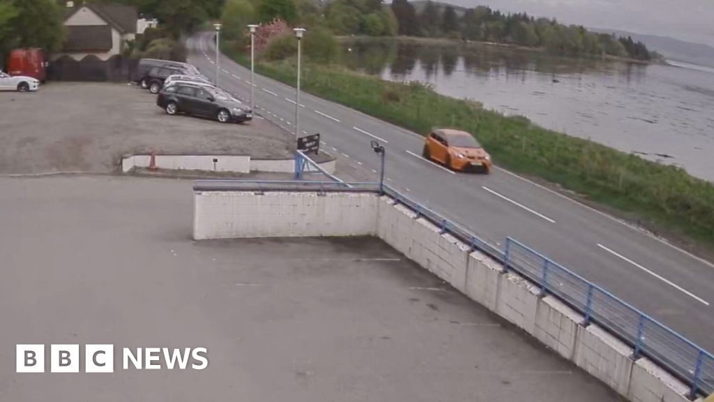 Fatal crash driver seen speeding on CCTV in Highlands - BBC News