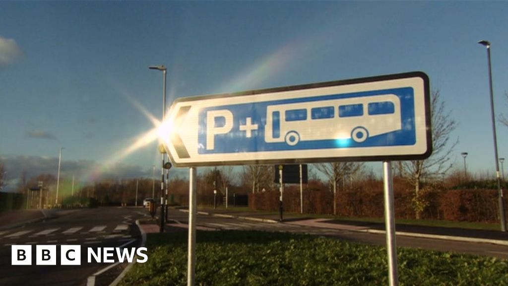 Yate Park and Ride facility opens to help combat congestion - BBC News