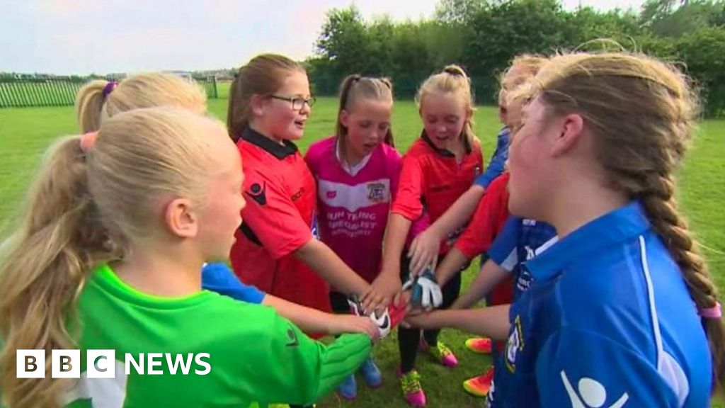 Girls' football team in Leek celebrates winning more than 150 games
