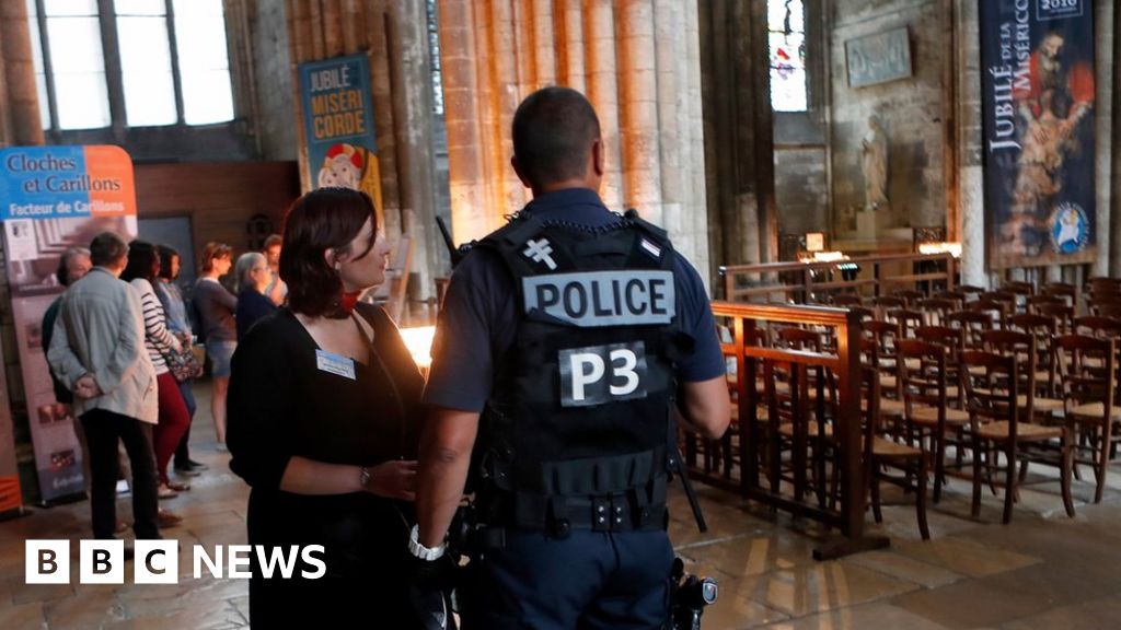 France church attack: Killers 'pledged allegiance to IS' in video - BBC ...