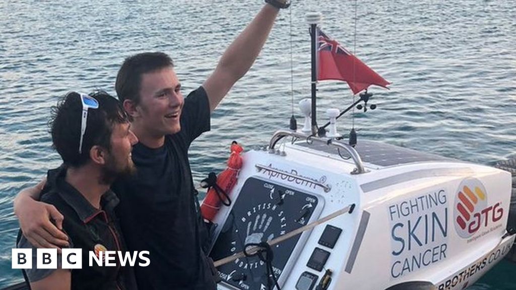 'Ocean Brothers' complete 3,000 mile row across Atlantic