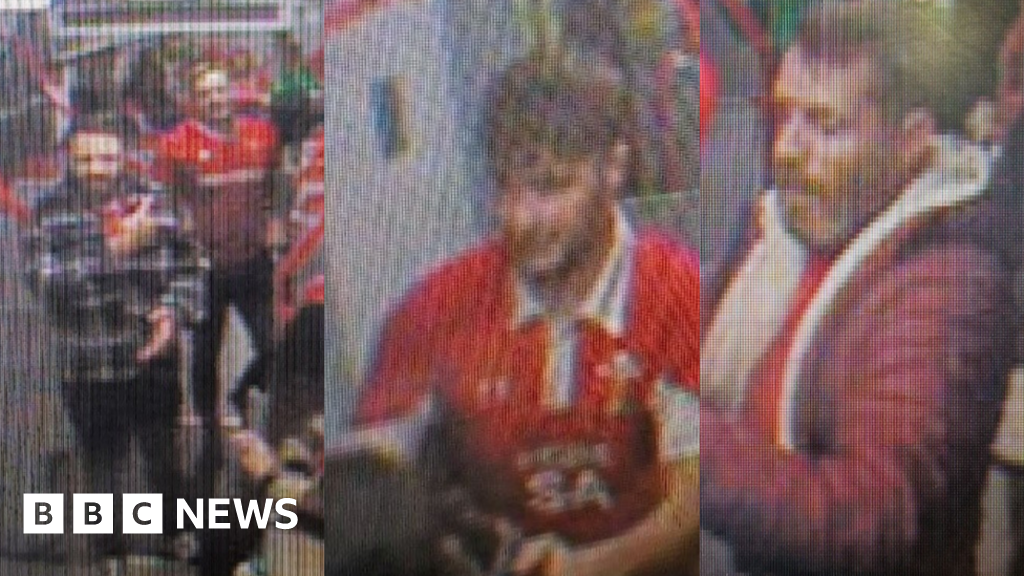Neath train fight: Trio on CCTV footage identified - BBC News