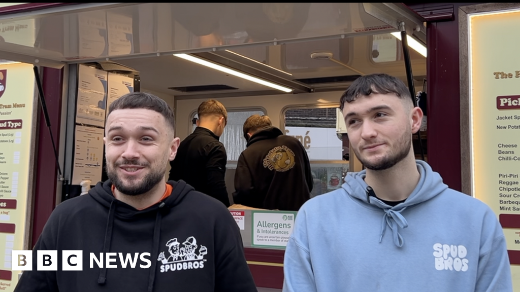 Jacket potato tram in Preston gets TikTok tourism boost - BBC News