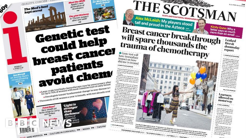 The papers: Breast cancer breakthrough - BBC News