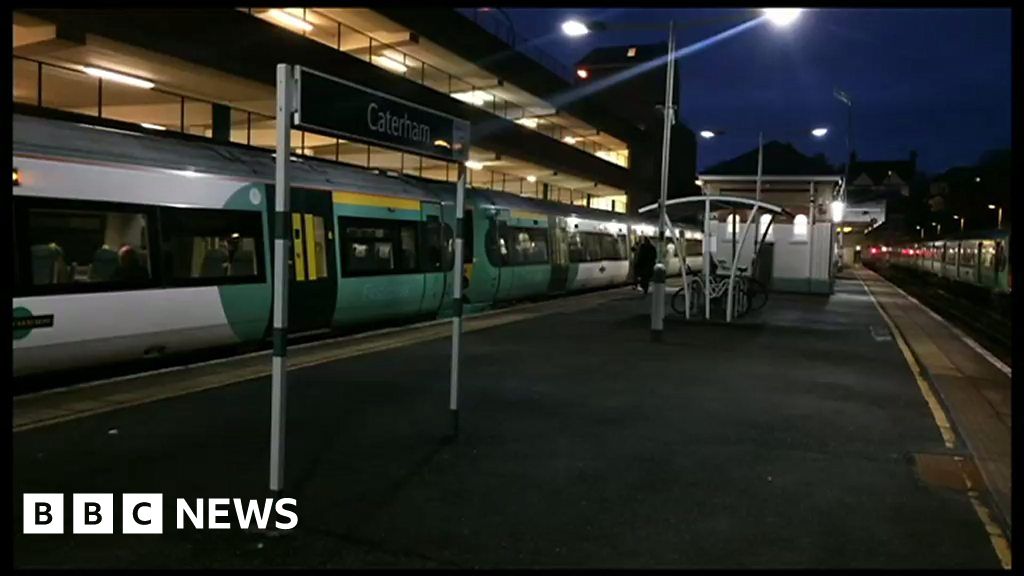 'Virtually empty' train runs from Caterham to Victoria during strike ...