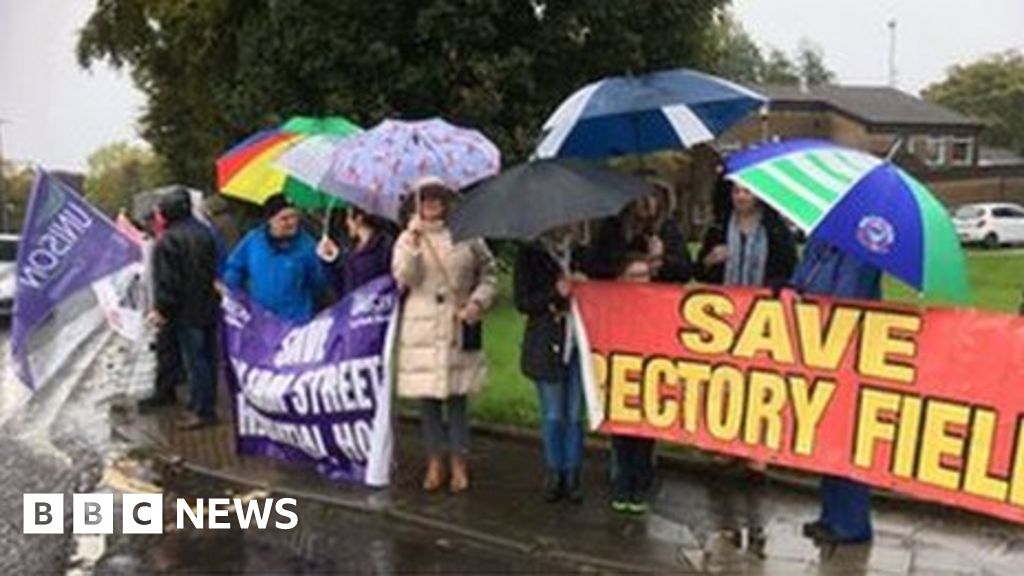 Derry care home protest against proposed health cuts