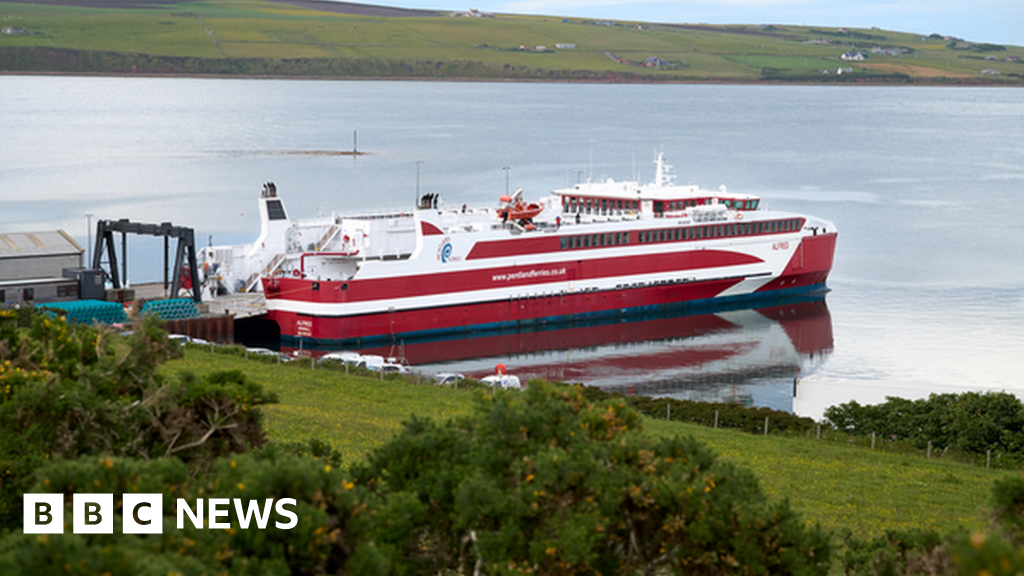 Relief ferry to join CalMac fleet from Orkney route - BBC News