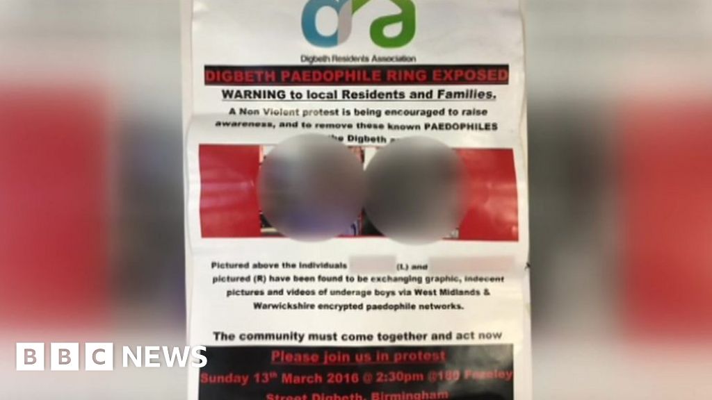 Paedophile Claims On Birmingham Posters False And Malicious Bbc News