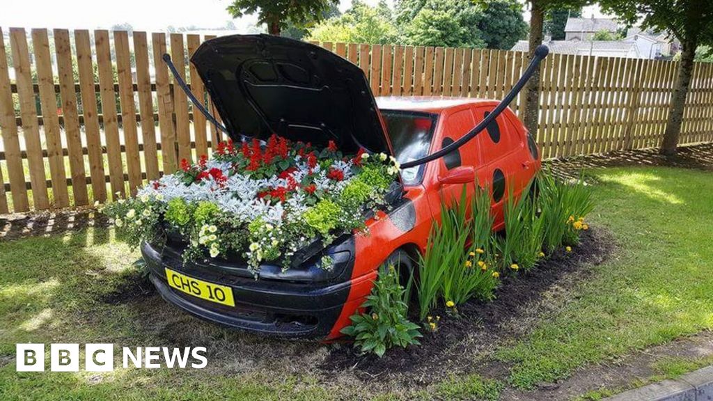 Ahoghill wins Britain in Bloom champion of champions award - BBC News
