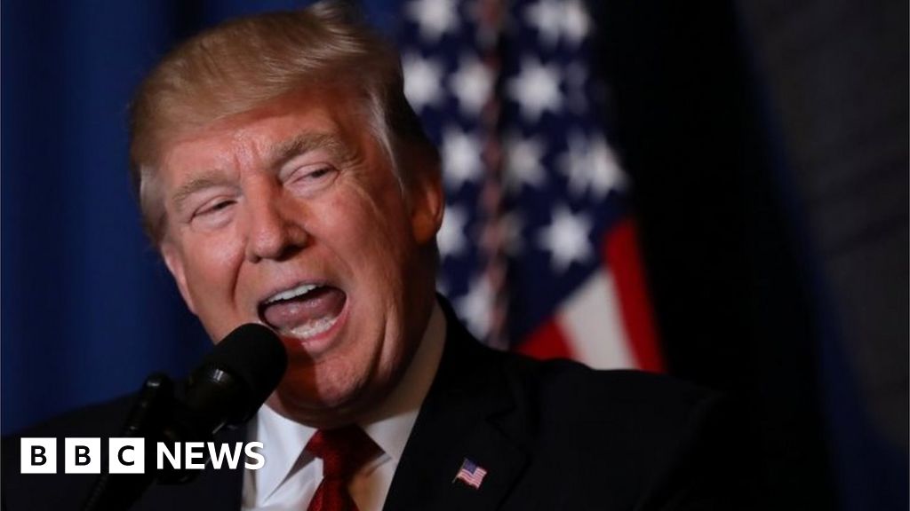 Syria war: US strikes a resolute signal from Trump - BBC News