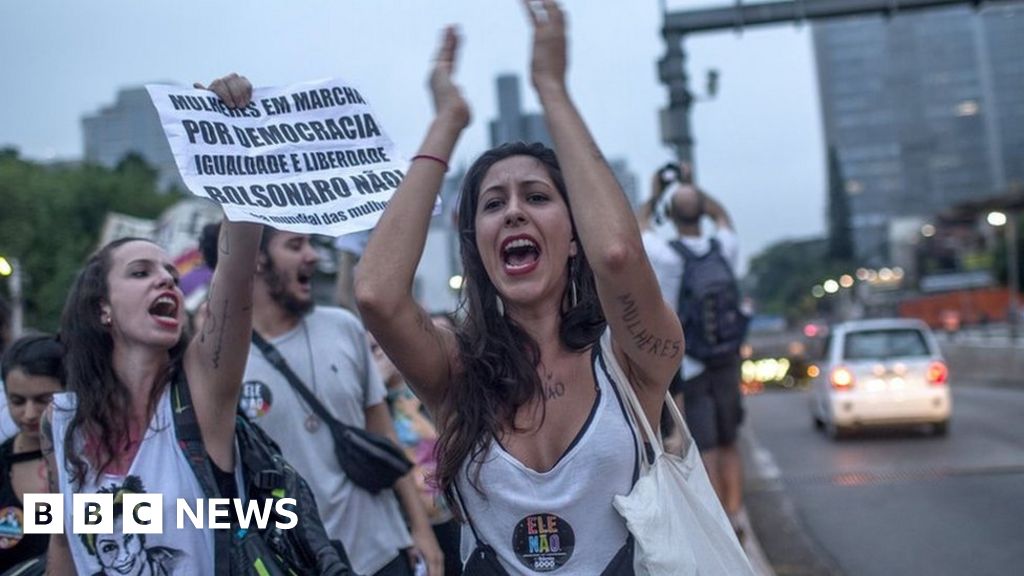 Jair Bolsonaro: Large protests against Brazil election front-runner ...
