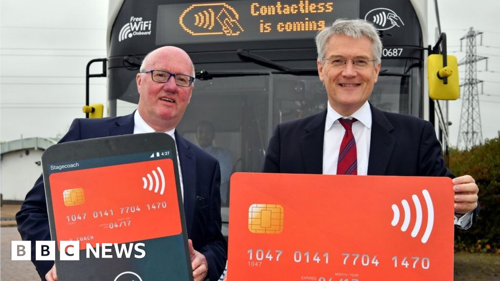 Stagecoach unveils contactless bus travel plans - BBC News