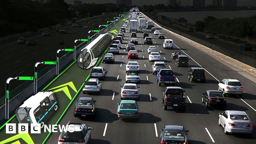 Hyperlane: A special lane for self-driving vehicles - BBC News