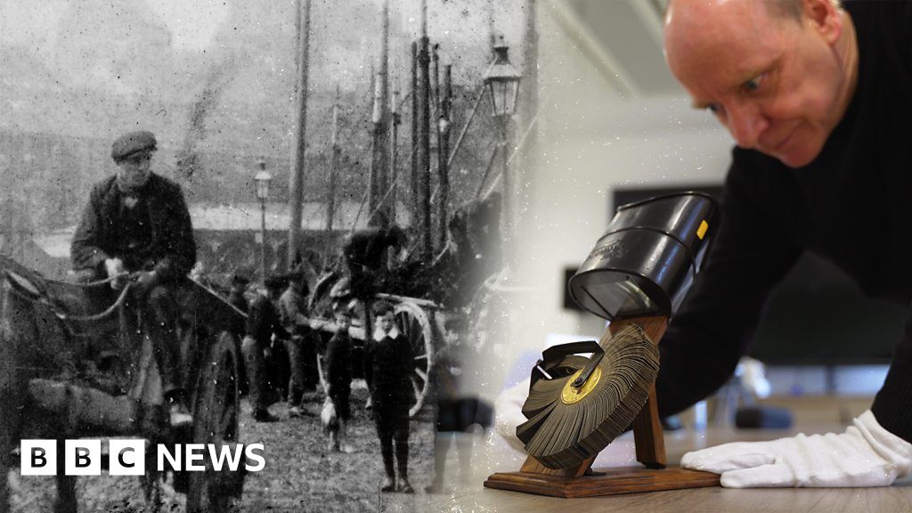 Historic Kinora 'flipbook footage' of Wick saved for the future - BBC News