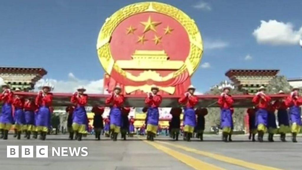 Tibet: China celebrates 50 years since 'autonomy' in Lhasa - BBC News
