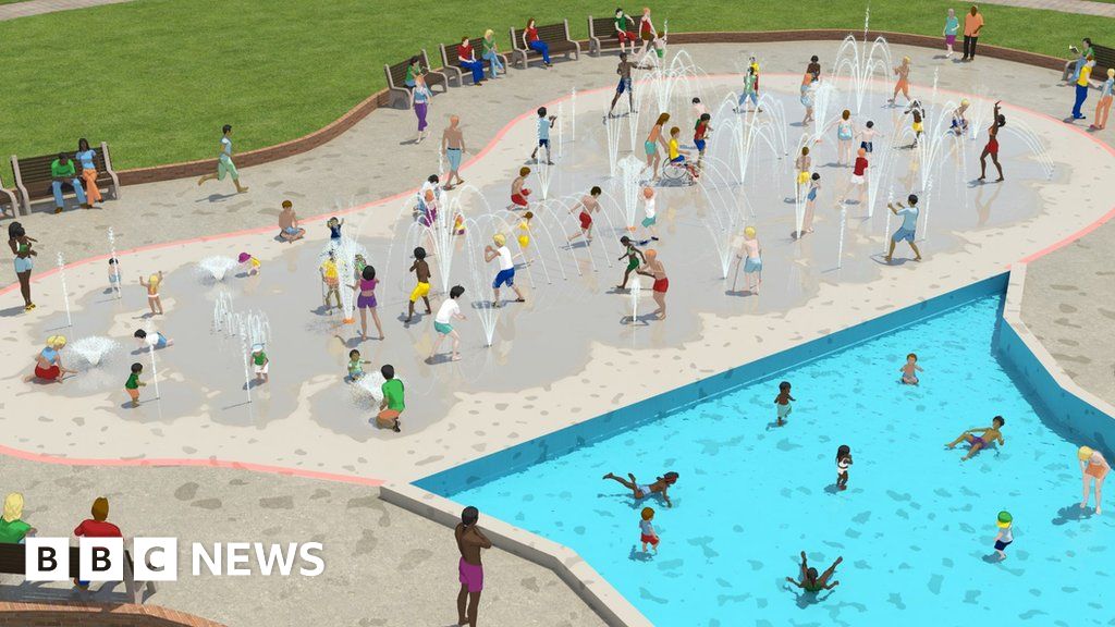Nottingham: Victoria Embankment paddling pool plans revealed - BBC News