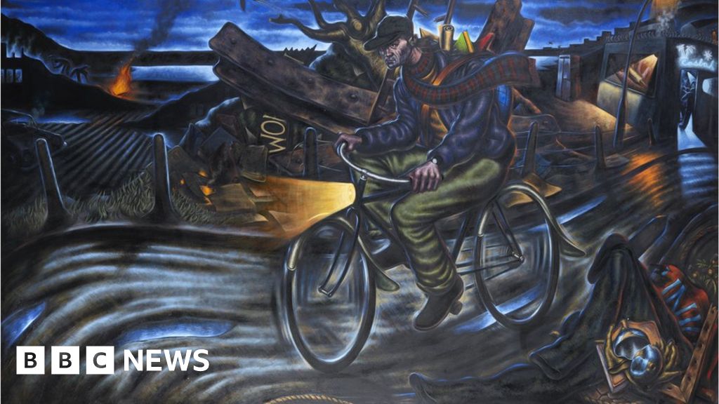 Ken Currie painting fetches record price at auction - BBC News