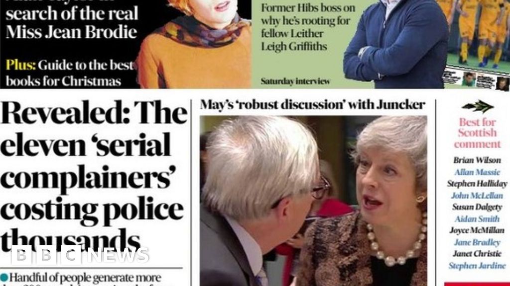 Scotland's papers: The serial complainers costing police thousands ...