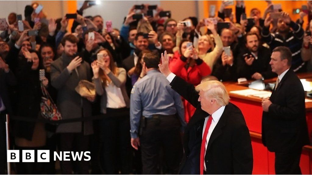 Donald Trump has a 'certain reverence for the NYT' - BBC News