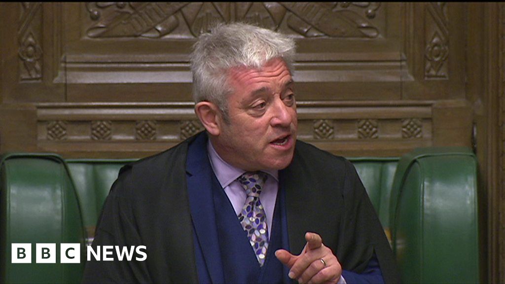 Bercow: I require no lessons or lectures on how to be Speaker - BBC News