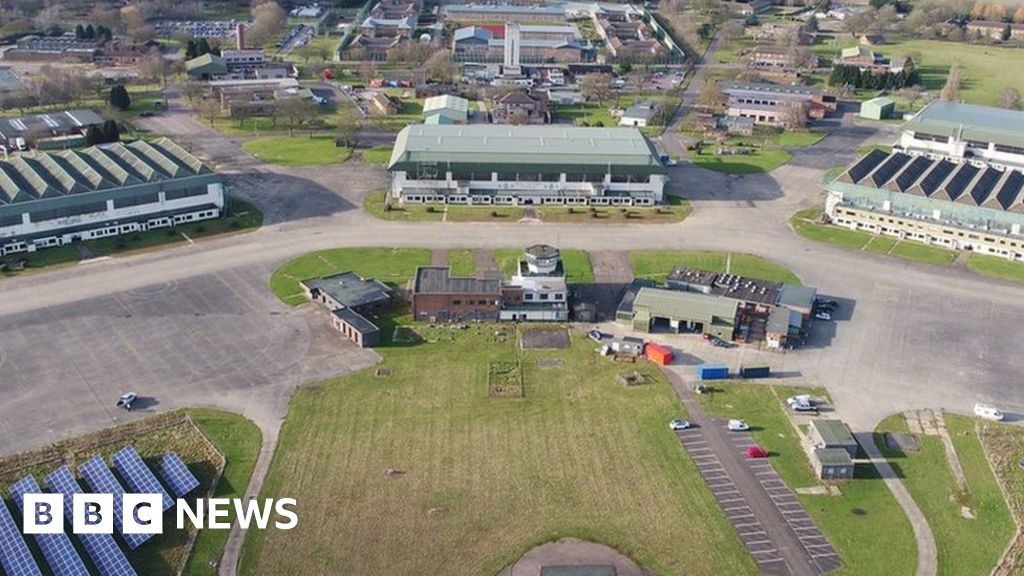 Coronavirus: Ex-RAF station to become temporary mortuary - BBC News