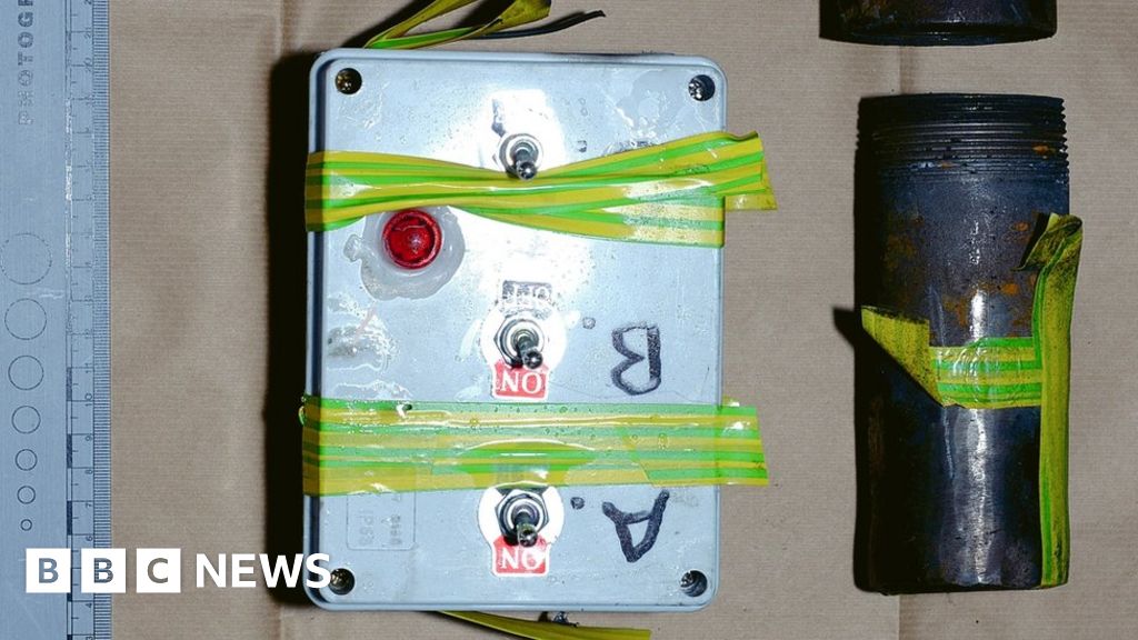 Police release photos of 'Brexit day' attack bomb