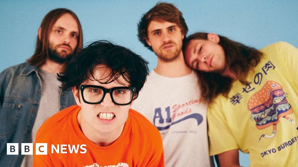 Indoor Pets: The band selling tea towels to get back on tour - BBC News