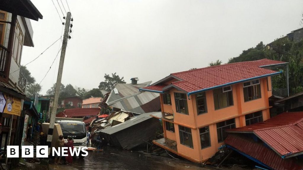 Myanmar floods: More than 20 die and many displaced - BBC News
