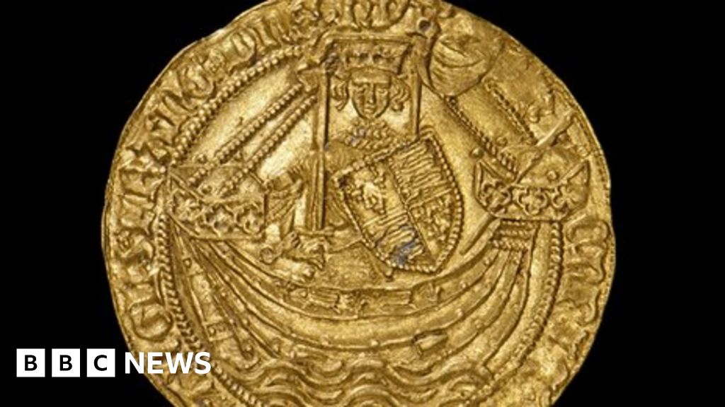 Gold and silver coins found in Wrexham declared treasure - BBC News