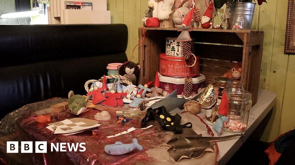 Christmas plastic workshop to help reduce festive waste - BBC News