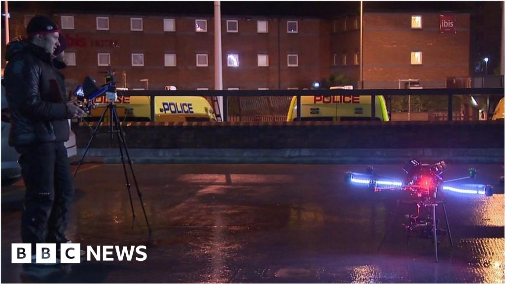 Merseyside Police use drones to capture footage in drug raids - BBC News