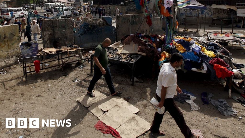 Iraq: Baghdad market bombings kill at least 23 - BBC News