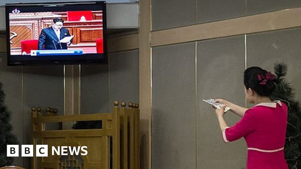 Netflix jokes about N Korean imitator Manbang in Twitter bio - BBC News