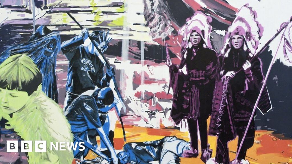 Artist Stuart Semple asked to prove works are his - BBC News