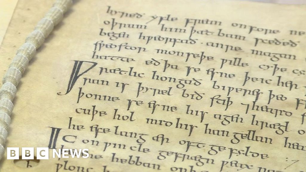 'Outstanding' Old English poetry book granted Unesco status - BBC News