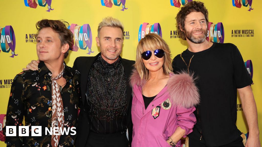Take That launch stage musical The Band - with help from Lulu - BBC News