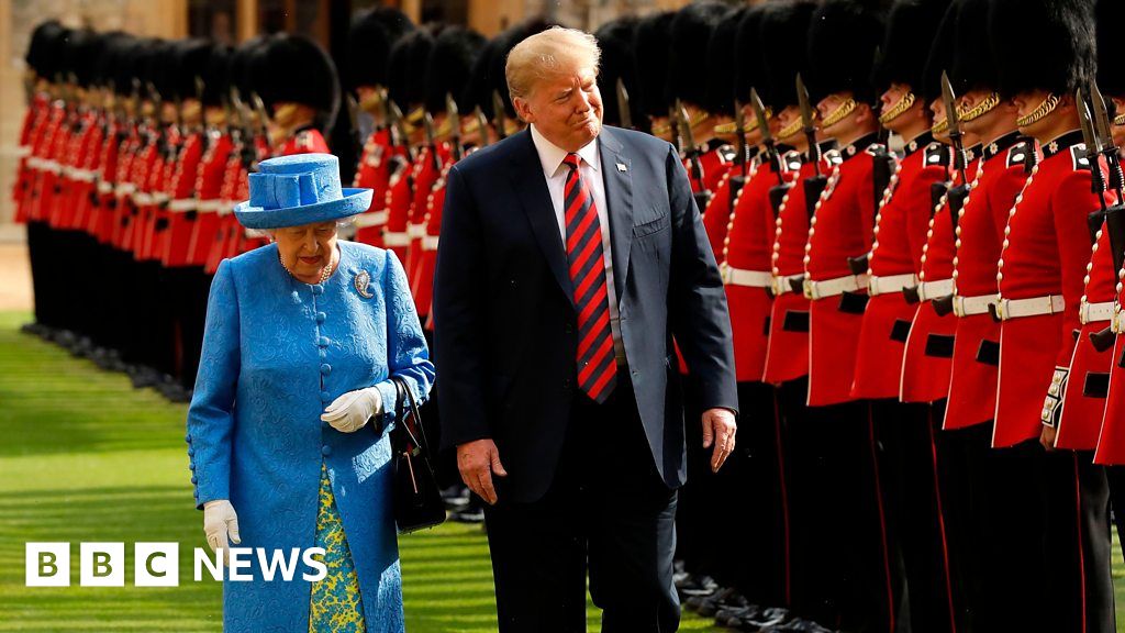 President Trump's UK state visit: Remember his last trip there? - BBC News