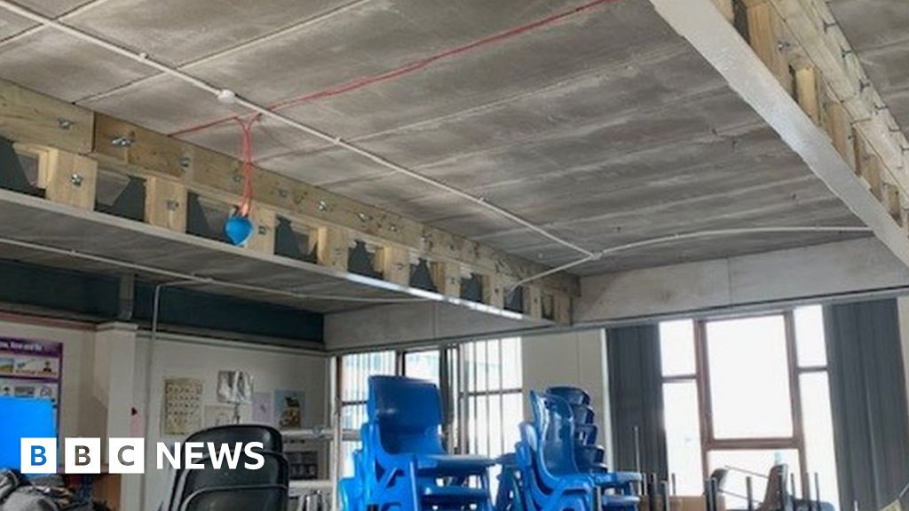 Raac: Five schools get £2.5m for faulty concrete work - BBC News