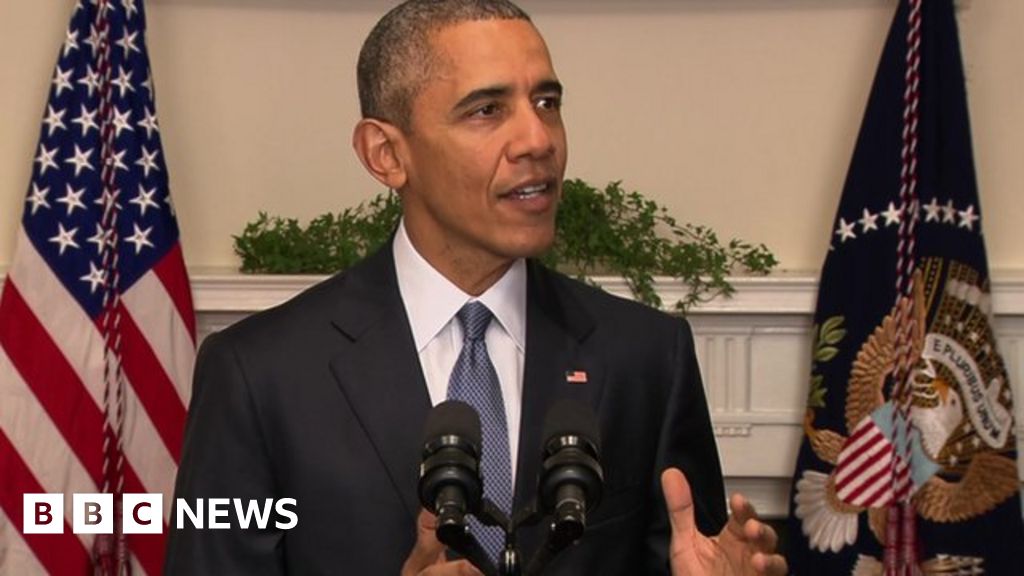 Obama: 'Climate agreement a tribute to American leadership' - BBC News