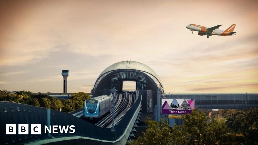 Luton Airport announces £200m transport link - BBC News