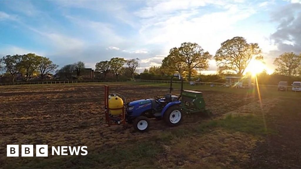 Robocrop: Growing barley with robots and drones - BBC News