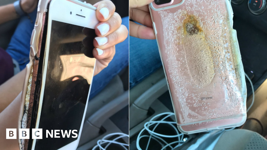 Video of smoking iPhone 7 goes viral, and Depeche Mode rejects alt-right ties - BBC News