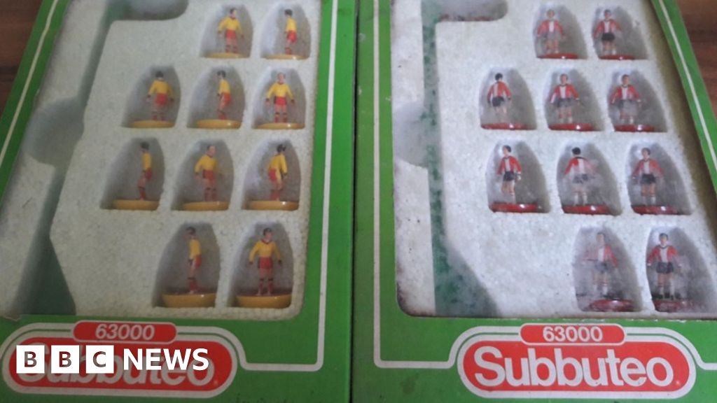 Subbuteo 'childhood treasure trove' found in Dundonald attic