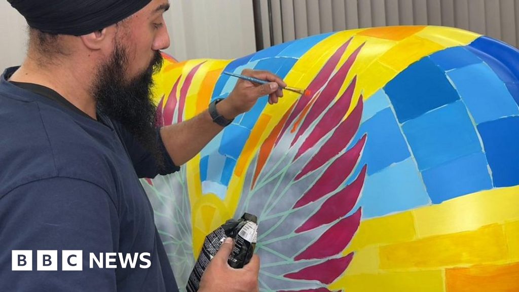 Birmingham artist MrASingh raises £170k for charity - BBC News