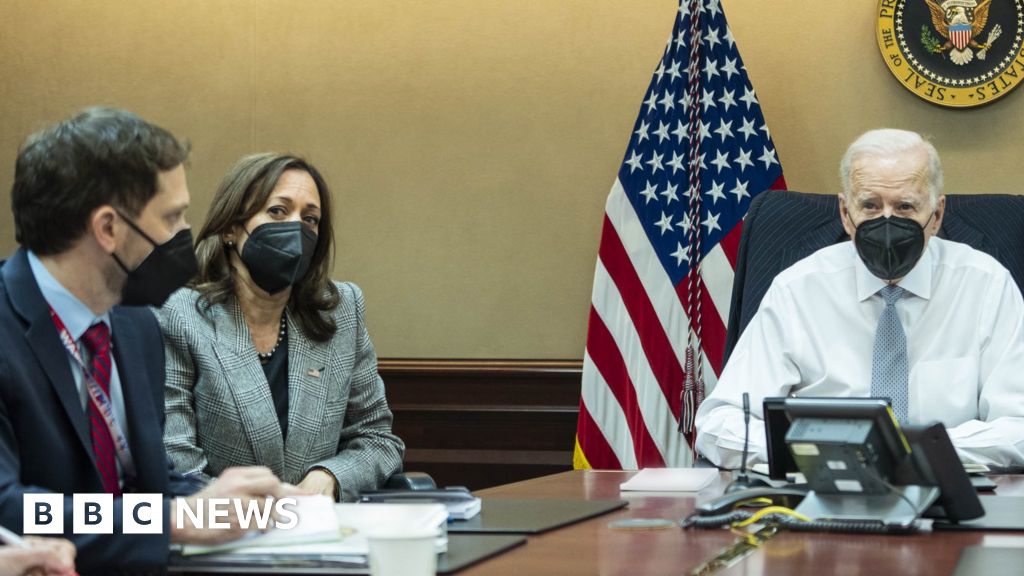 Inside the situation room during the Syria raid - BBC News