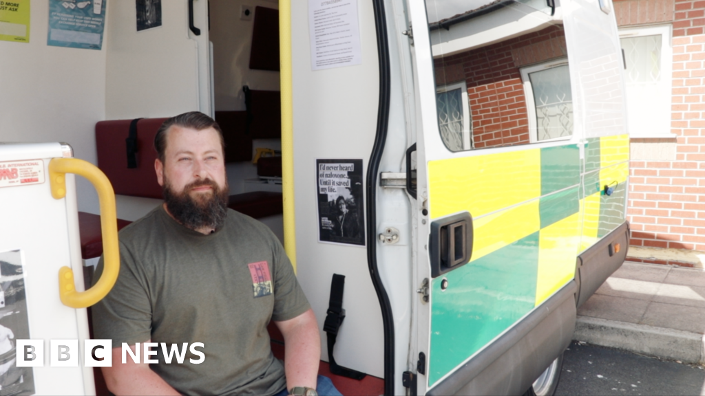 Hartlepool: The converted van helping drug users exchange needles - BBC ...
