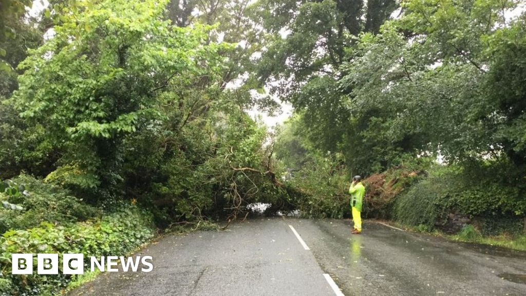 Storm Francis: Heavy rain and gales cause Isle of Man travel disruption ...