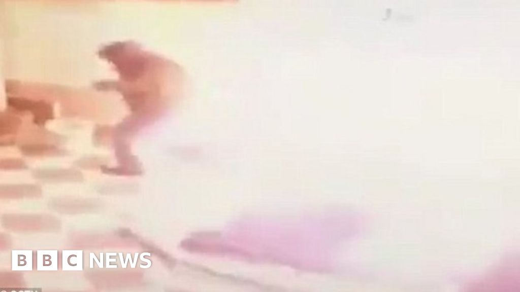 Italian confesses to burning homeless man alive over love row - BBC News