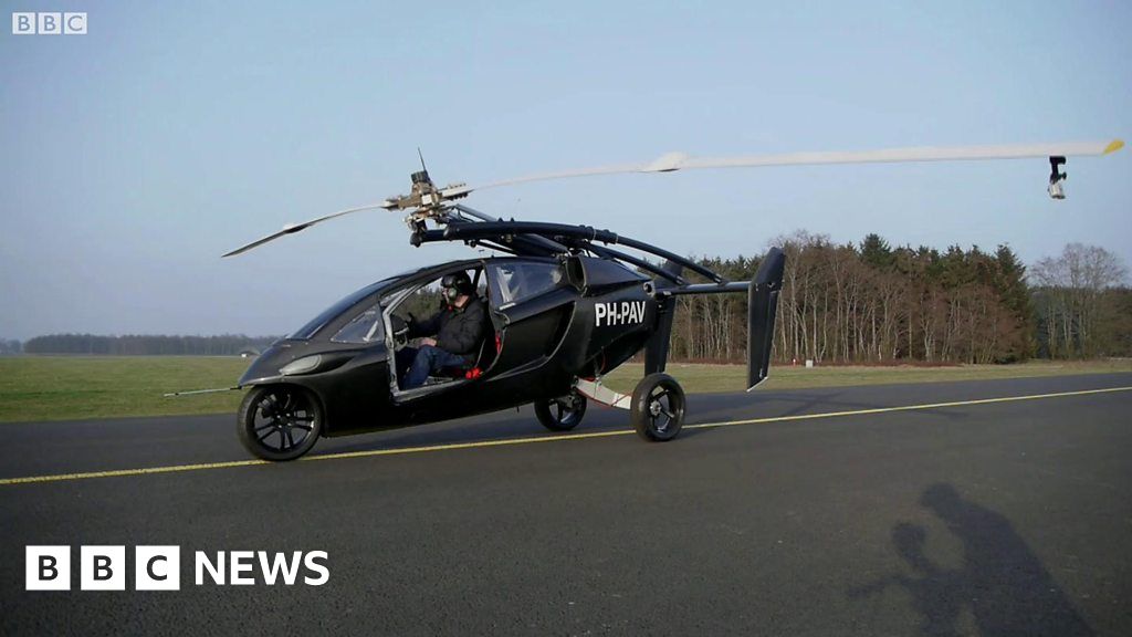 Flying car prepares for launch - BBC News